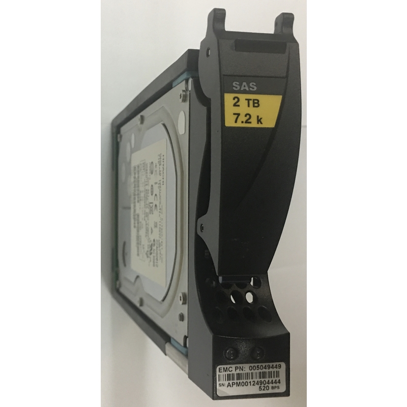 005049449 – EMC 2TB 7200 RPM SAS 3.5″ HDD for VNX 5100, 5200, 5300 ...